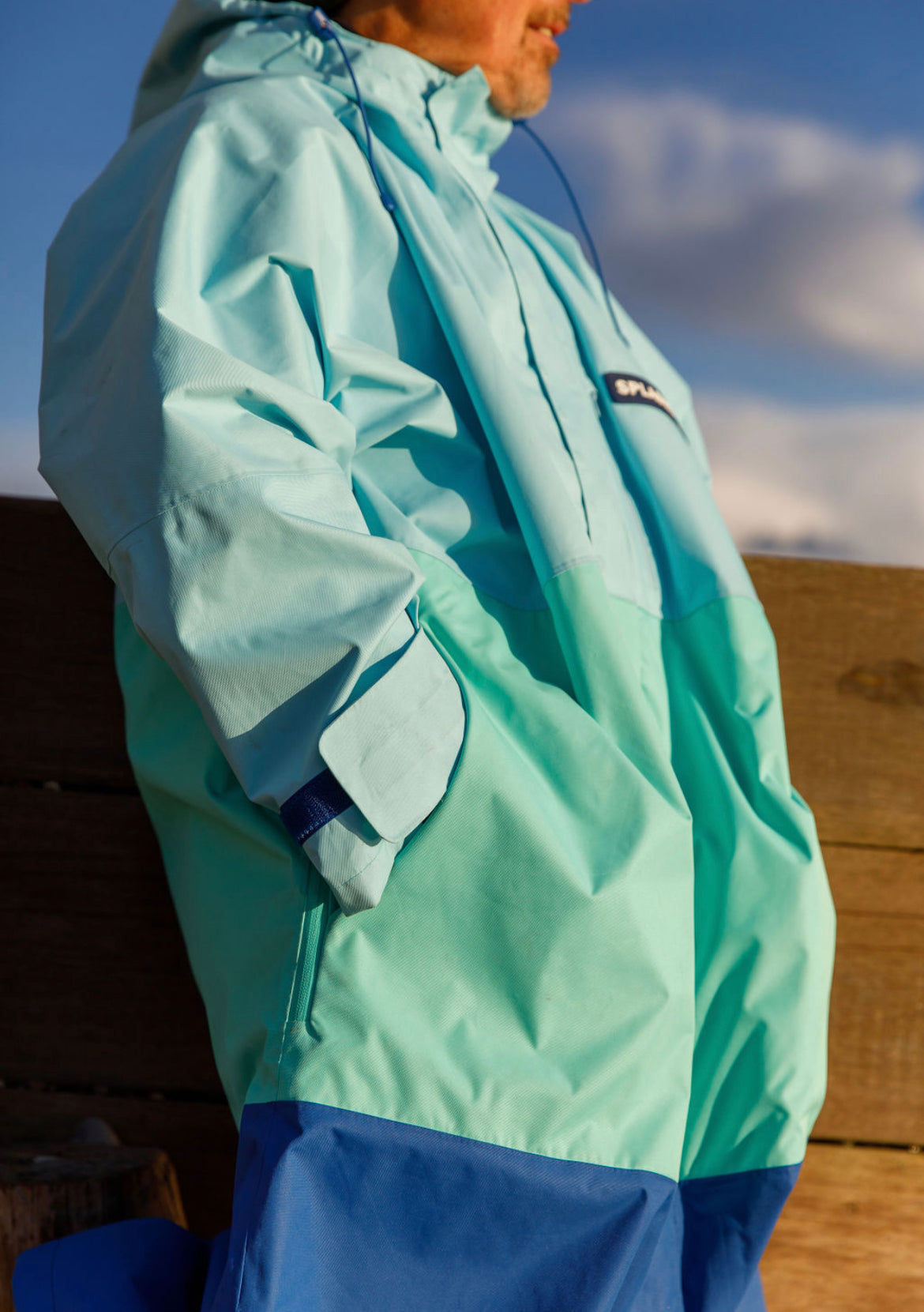 Stay Warm and Dry with the SplashRobe - All Weather Changing Robe